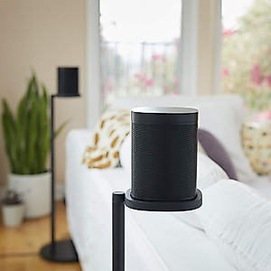 Pair of Sonos Stands for One and Play:1 (Black) (SS1FSWW1BLK)