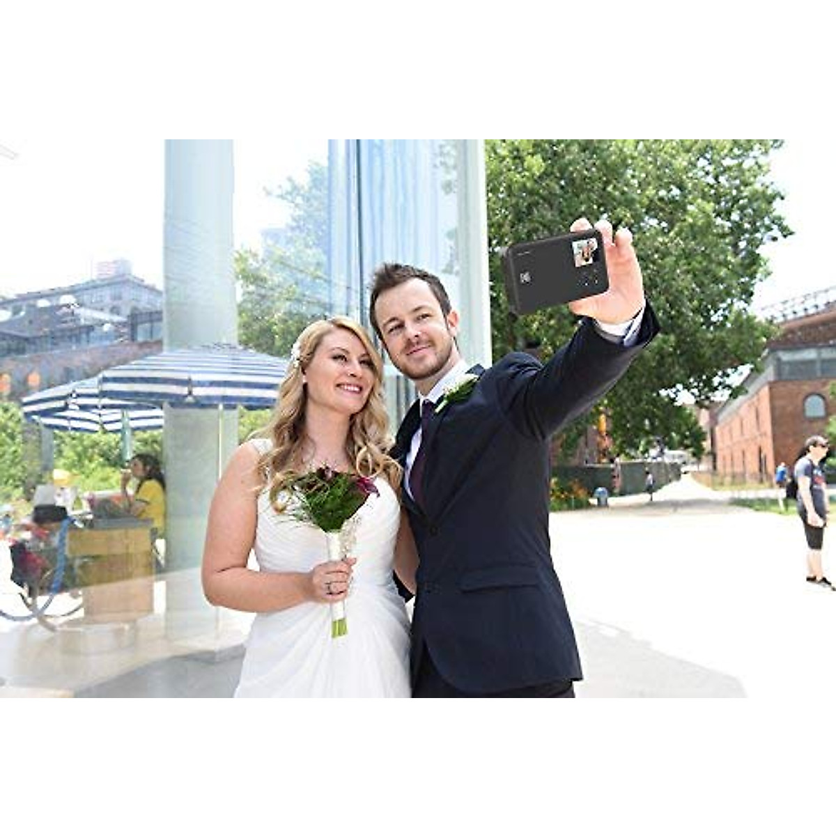 Kodak Mini shot 2 in 1 Wireless Instant Digital Camera and Social Media Portable Photo PRINTER, LCD Display, Premium quality Full Color prints, Compatible w/iOS and Android (Black)