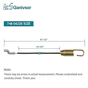 Replacement Snow Blower/Thrower Auger Drive Clutch Traction Control Cable for MTD Cub Cadet 746-04230A 946-04230A 31AH5DQ8766 31AH64Q4 31AH63N2711 31AH54P4766