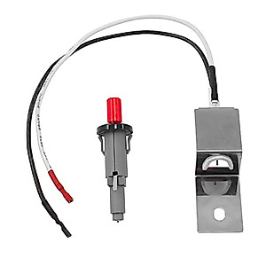 MENSI Flame Starter Push Button Piezo Kit Grill Replacement Ignitor for Weber 80462 Q100 Q200, for New Weber Traveller Griddle BBQ Parts