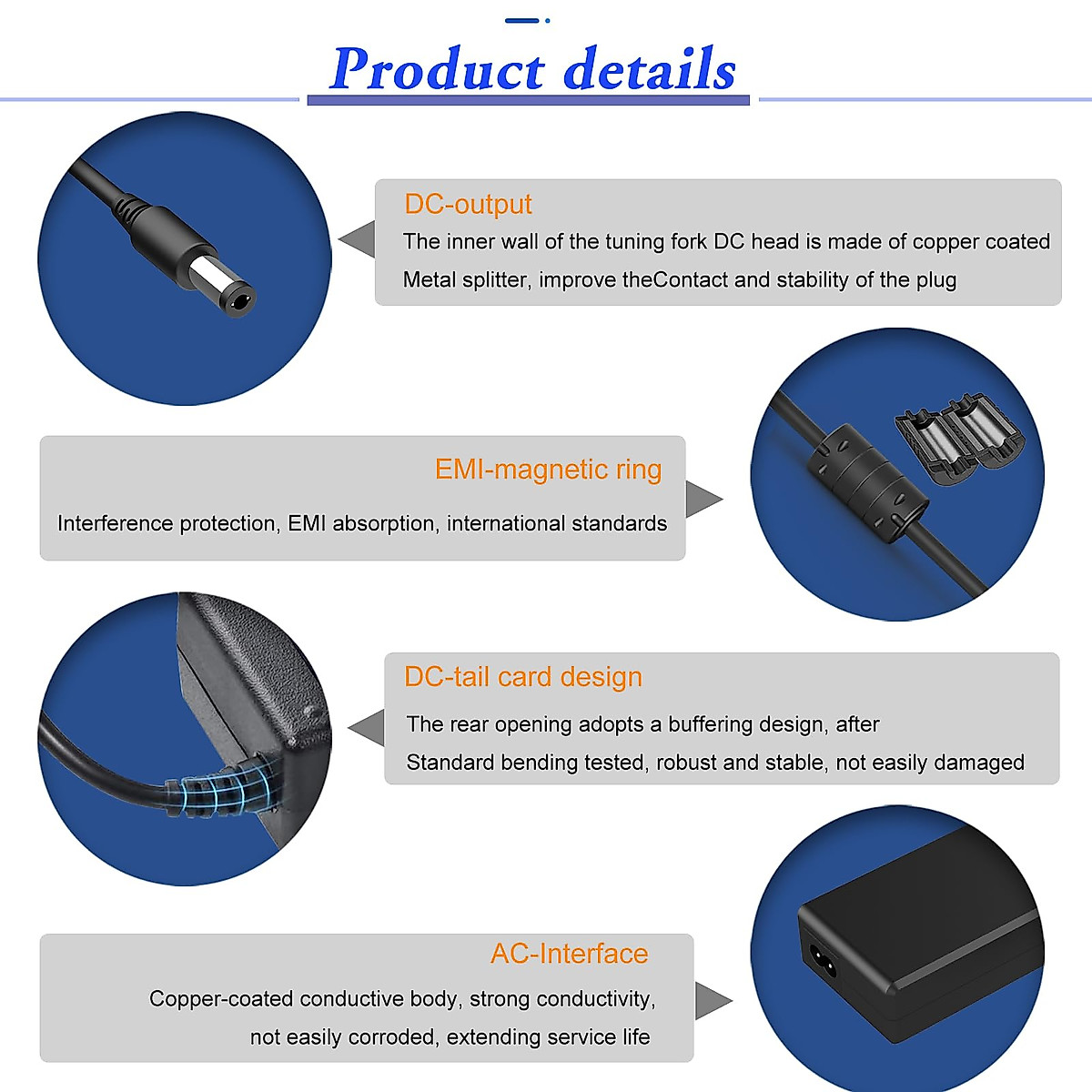 HY1C 24V Power Supply for Logitech G920 G29 G25 G27 G923 G940 Driving Force GT Racing Wheel APD DA-42H24,190211-0010,190211A030,534-000688,AD10110LF,ADP-18Ll Power Cord AC/DC Adapter Charger Cable
