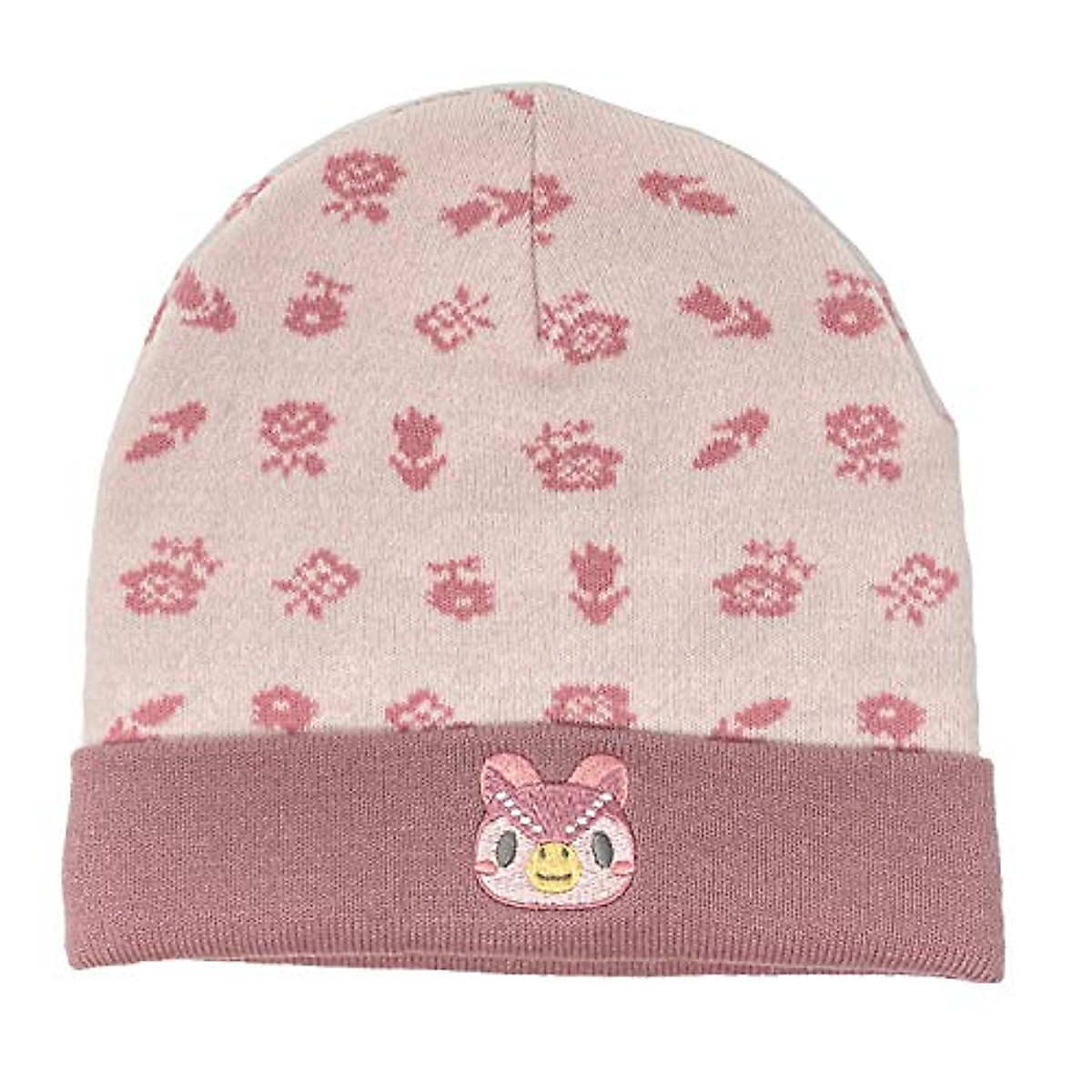 Controller Gear Authentic and Officially Licensed Animal Crossing: New Horizons - Celeste Floral Knit Beanie Foldover and Tom Nook Beanie [2 Pack] - Not Machine Specific