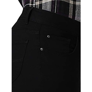 Riders by Lee Indigo Women's Midrise Bootcut Jean, Black, 12 Petite