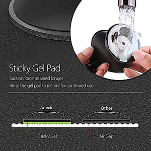 Arteck Car Mount, Universal Mobile Phone Car Mount Holder 360° Rotation for Auto Windshield and Dash, for Cell Phones Apple iPhone 14, 14 Pro, 14 Pro Max, 13, 12, 11, Xs, SE, Android Cellphone, GPS