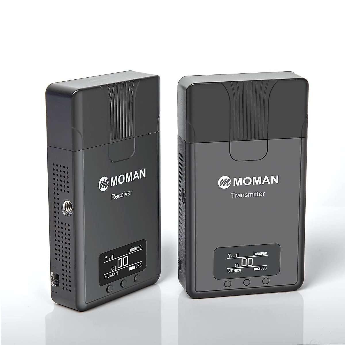 Wireless Video Transmission System, MOMAN Matrix 600S, SDI and HDMI Transmitter and Receiver for Blackmagic BMPCC Camera Atomos Ninja v with 600ft Range, Inbuilt Antennas Zero Noise, 0.08s Latency