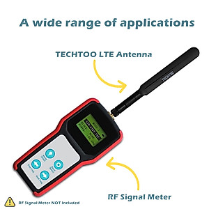 TECHTOO LTE Antenna 3G 4G Wide Band 5dbi 700-2600Mhz Omni Directional GSM WiFi Antenna with RP SMA Connector Compatible with Hotspot Router Spypoint Stealth Cam Tactacam Cuddeback Camera