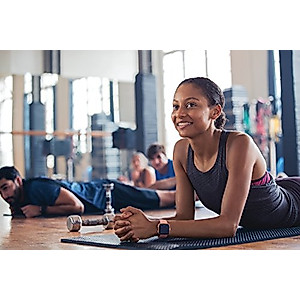 Fitbit Versa Smart Watch, Peach/Rose Gold Aluminium, One Size (S & L Bands Included)