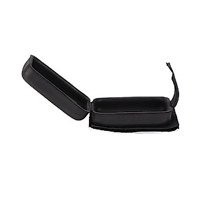 Acoustic Guitar Battery Pouch Black Pocket Carrying Case Bag Organizer PU Portable Holster Musical Instrument Accessories for Pickup