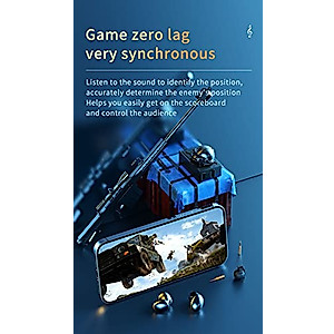 RISTARWH True Wireless Earbuds Bluetooth V5.2 Headphones with Charging Case IPX7 Waterproof Stereo Sound Earphones with Mic in-Ear Headsets for Sport/Gaming/Running (Rose Gold)