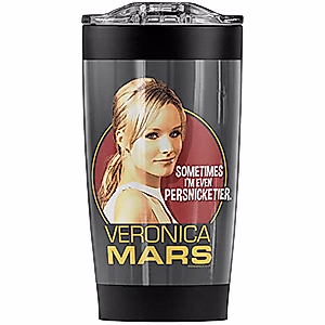 Logovision Veronica Mars Persnicketier Stainless Steel Tumbler 20 oz Coffee Travel Mug/Cup, Vacuum Insulated & Double Wall with Leakproof Sliding Lid | Great for Hot Drinks and Cold Beverages