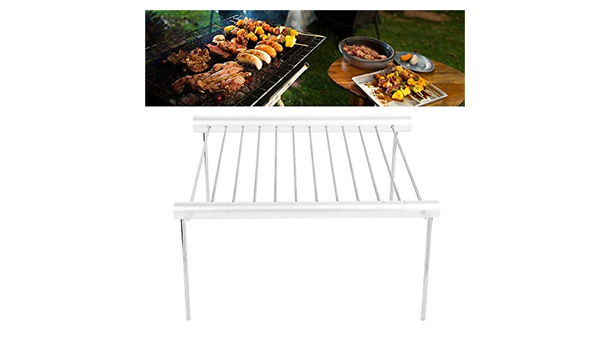 Portable Stainless Steel BBQ Grill Rack for Outdoor Cooking
