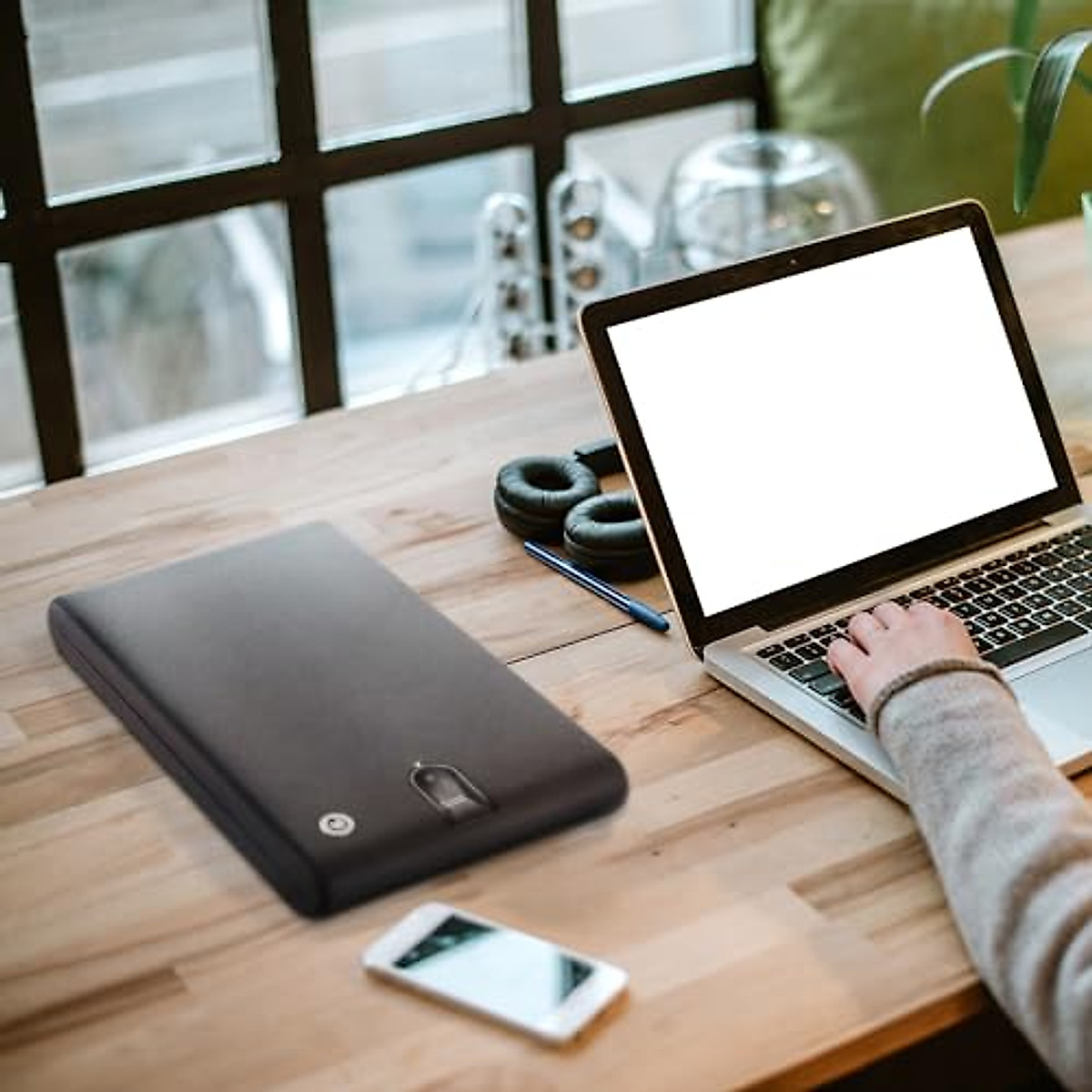 Barska AX11970 Portable Biometric Compact Lock Box for Home and Office