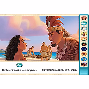 Disney Moana - I'm Ready to Read with Moana Interactive Read-Along Sound Book - Great for Early Readers - PI Kids