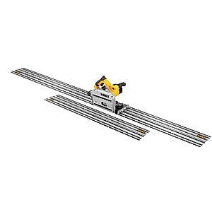 DEWALT DWS520CK 6-1/2-Inch 12-AMP TrackSaw Kit with 59-Inch and 102-Inch Track