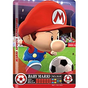 Nintendo Mario Sports Superstars Amiibo Card Soccer Baby Mario for Nintendo Switch, Wii U, and 3DS