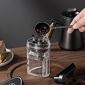 Travel Manual Coffee Grinder Maker Conical Burr Mill with Adjustable Setting Portable Hand Crank Coffee Grinder Manual Coffee Grinder Hand Coffee Grinder Large