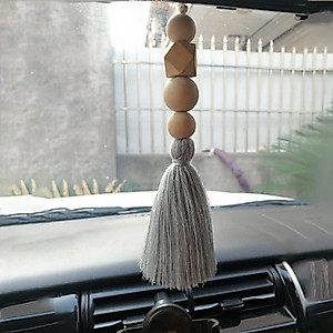 amokk Chunky Bookmark Tassels with Hanging Loop Small Tassels for Jewelry Making Hand Craft 4.3-inch 20 Pcs (Dark Pink)