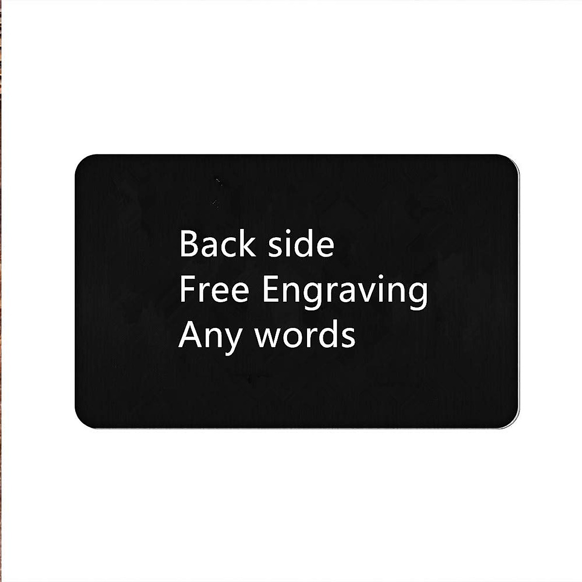 ZKXXJ Personalized to My Son/Daughter Gifts from Dad Mom Customized Stainless Steel Wallet Card Insert,Inspirational Meaningful Present Birthday Love You