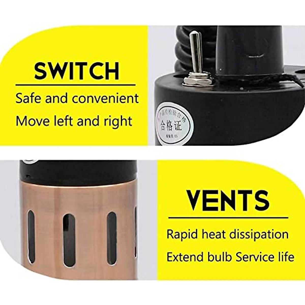 FUNNYBSG Household Heat lamp Food Warming lamp Commercial Food Heat Lamp, Buffet Barbecue Light Preservation lamp Pizza Heating Lamp Prevent Food from Getting Cold Adjustable Length 60-180cm