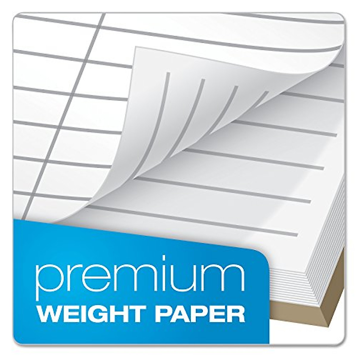 Ampad Gold Fibre Steno Book, 6" x 9", Gregg Rule, Gray Cover, 100 Sheets (20-808R)