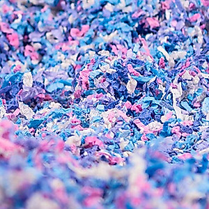 PETSPICK Uber Soft Paper Pet Bedding for Small Animals, Confetti, 36L