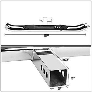 DNA MOTORING HITST-2-3-222-SS Class III 3" Hitch Step,Chrome