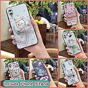 Silicone Anti-dust Lulumi Phone Case for Samsung Galaxy A02/M02/SM-A022F/A022M, Shockproof Armor case Foothold Drift Sand Cover TPU Cartoon Glisten Cartoon Dirt-Resistant Anti-Knock, 9