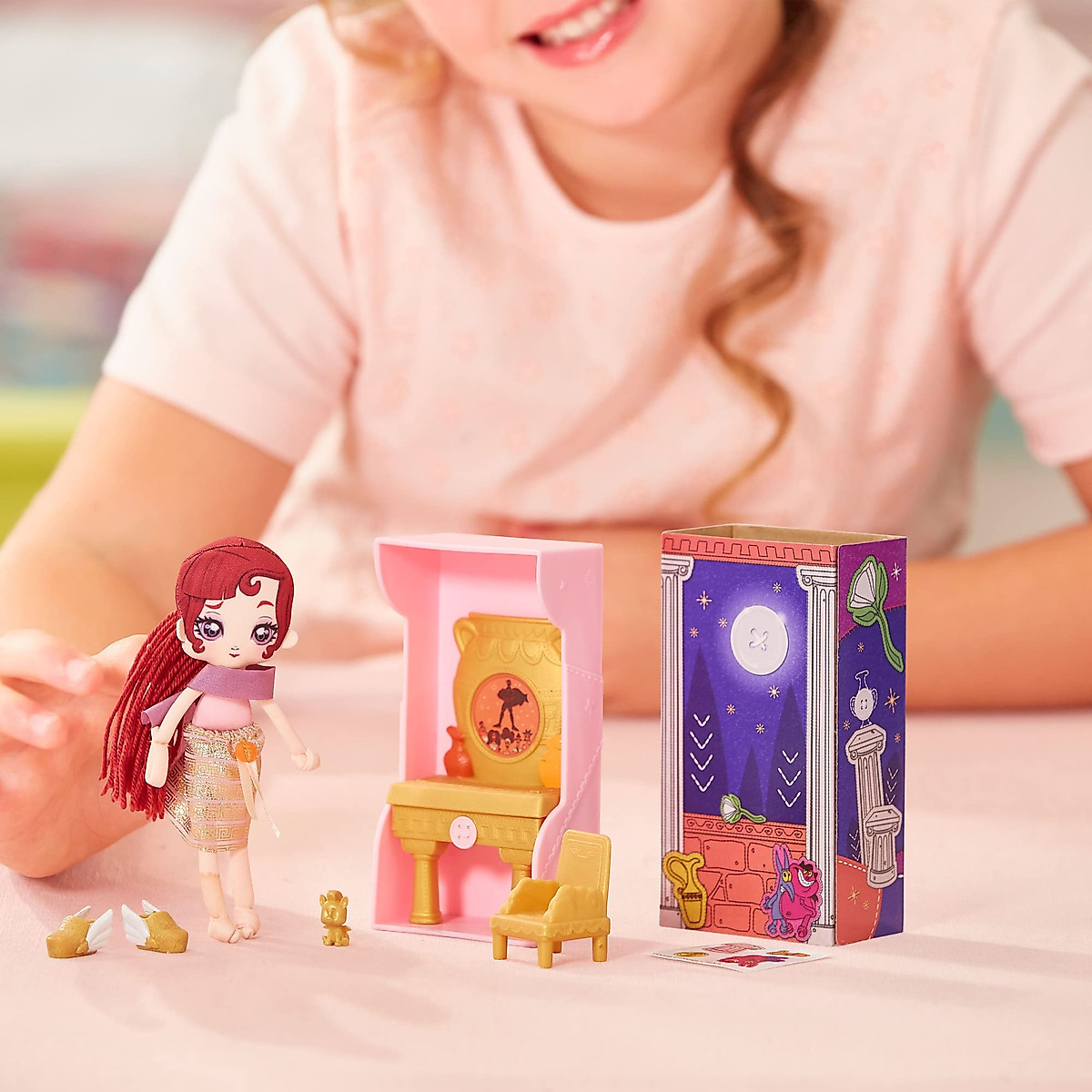 SWEET SEAMS 6" Soft Rag Doll Amazon Exclusive Pack – 1pc Toy | Hercules- Megara Closet Playset