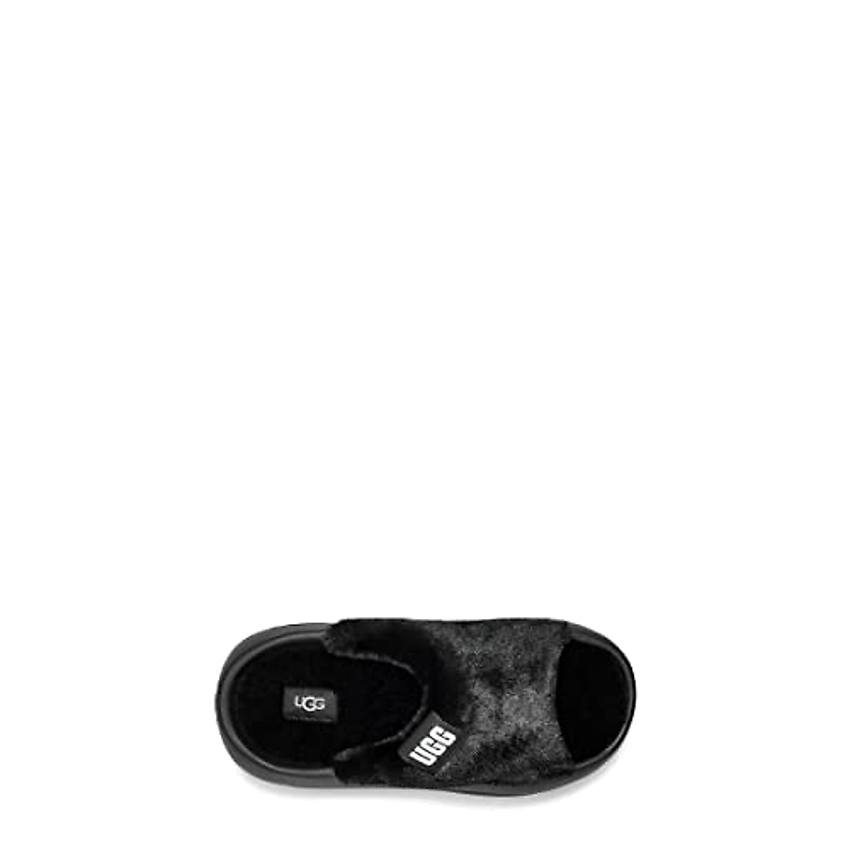 UGG Women's FOAMO UGGPLUSH Slide Sandal, Black, 8