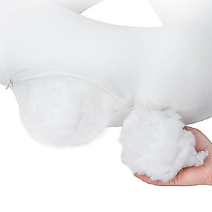 NiSleep Nursing Pillow, Breastfeeding, Bottle Feeding, Baby Sitting Support, Tummy Time Support for Baby Boys and Girls, Propping Baby Pillow(Naked Pillow)