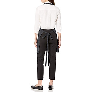 Uncommon Threads womens V-neck Formal Apron, Pin Stripe, One Size US