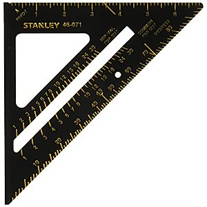 STANLEY Carpenter Square, Premium Quick Square Layout Tool, 7-Inch (46-071)