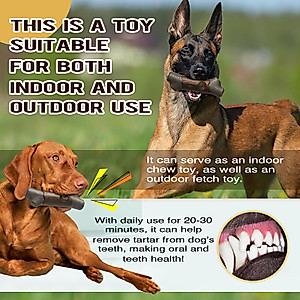 TANGJAK Dog Toys Dog Chew Toys Chews for Aggressive Chewers Branch Indestructible Dog Toy Gift for Dog