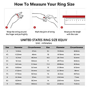 ALBERTBAND Couple Rings Personalized Promise Rings Set Engagement Bands Rings for Him and Her Custom Matching Ring for Men Women Valentines Day (women ring)