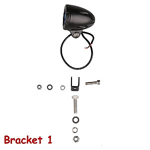 Super Bright Offroad 2" Round LED Fog Light Pods for Motorcycle, 6000K Cool-White Long Range Spot Beam, Rugged Die-Cast Aluminum Housing, Corrosion & Vibration Resistant Waterproof, 12V/24V DC, 2-Pack