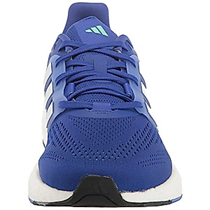 adidas Men's Pureboost 22 Running Shoe, Lucid Blue/White/Pulse Mint, 9