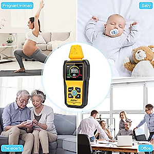 EMF Meter MESTEK Electromagnetic Field Radiation Detector Handheld Digital LCD EMF Reader, Temperature Detector,Tester for Home EMF Inspections, Office, Outdoor and Ghost Hunting
