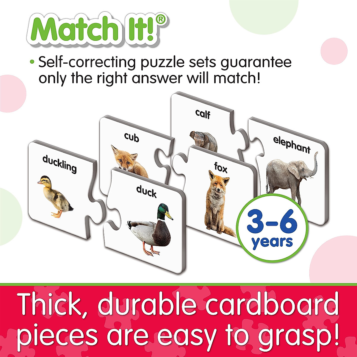 The Learning Journey: Match It! - Animal Families - Learning Animals, Animal Matching Game, Animal Puzzle For Kids, Puzzle For Toddlers, Award Winning Educational Toys