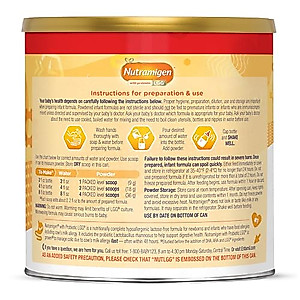 Enfamil Nutramigen Hypoallergenic Baby Formula with Iron, Lactose Free, Colic Relief from Cow's Milk Allergy Starts in 24 Hours, Brain Building DHA, Probiotic LGG for Immune Support, 19.8 Oz, 4 Count