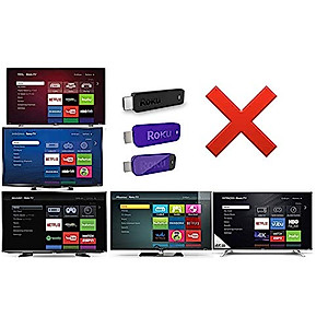 Amaz247 Standard IR Remote for Roku 1,2,3,4 (HD, LT, XS, XD), Roku Express, Roku Premiere, Roku Ultra; NOT for Roku Stick NOT for Roku TV NO TV Power Button and Volume Button