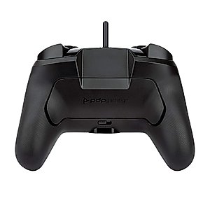 PDP Gaming Faceoff Deluxe+ Wired Switch Pro Controller - Officially Licensed by Nintendo - Customizable buttons, sticks, triggers, and paddles - Ergonomic Controllers - Purple Camo / Camouflage