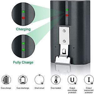 Hubei V4 Rechargeable Battery Replacement for Video Doorbell 2/3/4, Video Doorbell 3 Plus,Stick Up Cam Battery (2nd & 3rd Gen) and Spotlight Cam Battery(3.65V 6040mAh)