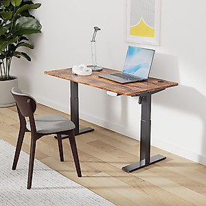 FEZIBO Electric Standing Desk, 40 x 24 Inches Height Adjustable Stand up Desk, Sit Stand Home Office Desk, Computer Desk, Black