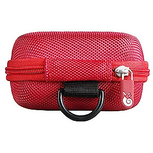Hermitshell Travel Case for JBL GO2 - Waterproof Ultra Portable Bluetooth Speaker (Red)