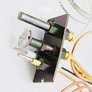 Natural Gas - SRV10002264 /10002264-3 Way Pilot Assembly Replacement Majestic,Temco, Vermont Castings, HHT, Dutchwest, Monessen Fireplace and Stoves 230-1781/4021-736/2103-011/2103-010