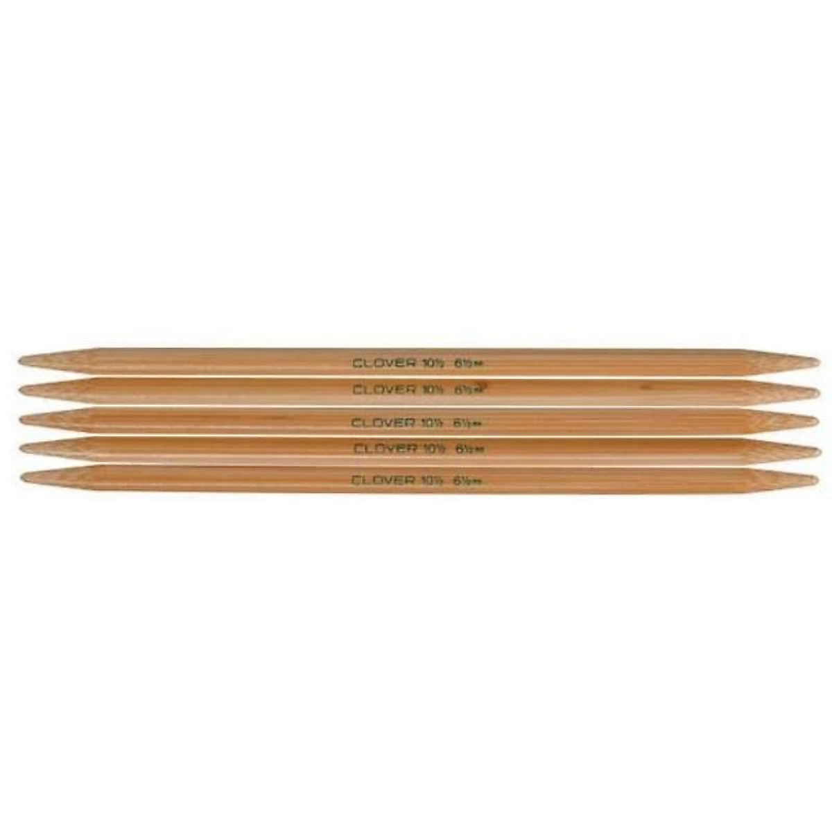Clover 1 Takumi Bamboo Double Point Knitting Needles 7" 5/Pkg-Size 2.25mm, Brown