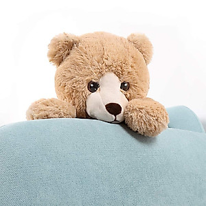 Tezituor 24 Inch Teddy Bear Stuffed Animal, Big Teddy Bear Plush Toys with Scarf, Cute Brown Teddy Bear for Girlfriend Kids