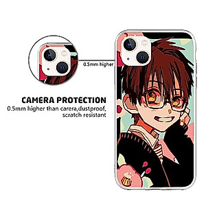 ARMERI Compatible with LG V60 ThinQ | LG V60 ThinQ 5G Toilet Hanako Cool with Bound kun 141 Compact Shell Black Soft Thin TPU Crystal Printing Phone Case Clear