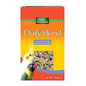 Daily Blend Diet Bird Nutrition, 2 Pound (Pack of 1), Orange, 32 Ounce