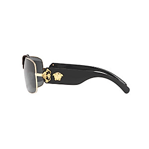 Versace Man Sunglasses Gold Frame, Dark Grey Lenses, 0MM